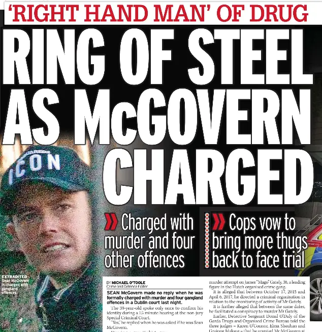 RING OF STEEL AS MCGOVERN CHARGED - PressReader