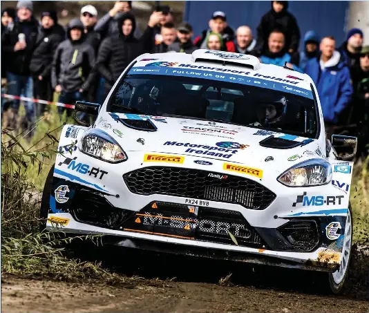 All smiles as Armstrong secures his first European Rally podium ...