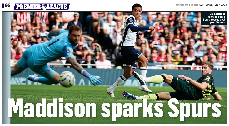 Maddison sparks Spurs - PressReader