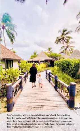 Tim Roxborogh enjoys a family getaway at Pacific Resort Rarotonga on ...