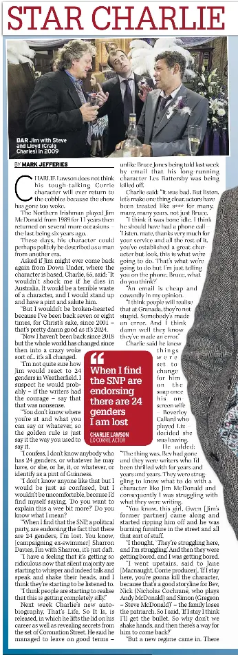 STAR CHARLIE FEARS FOR DATED JIM MCDONALD - PressReader