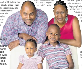 Julian Robinson keeps his daddy promises - PressReader
