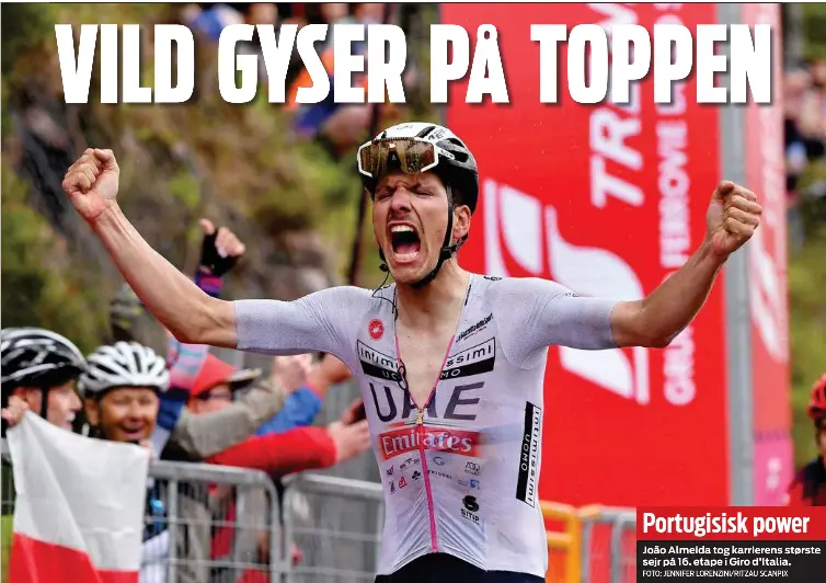 VILD GYSER PÅ TOPPEN - PressReader