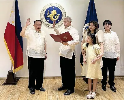 Ang II sworn in as Filipinos overseas commission head - PressReader