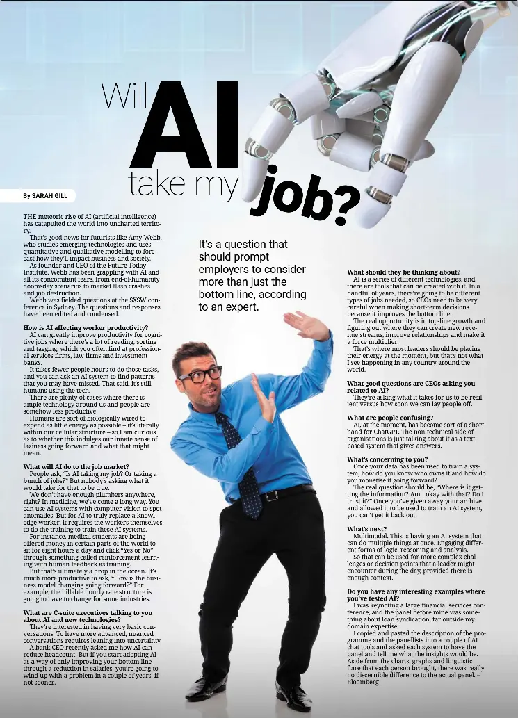 Will AI take my job? - PressReader