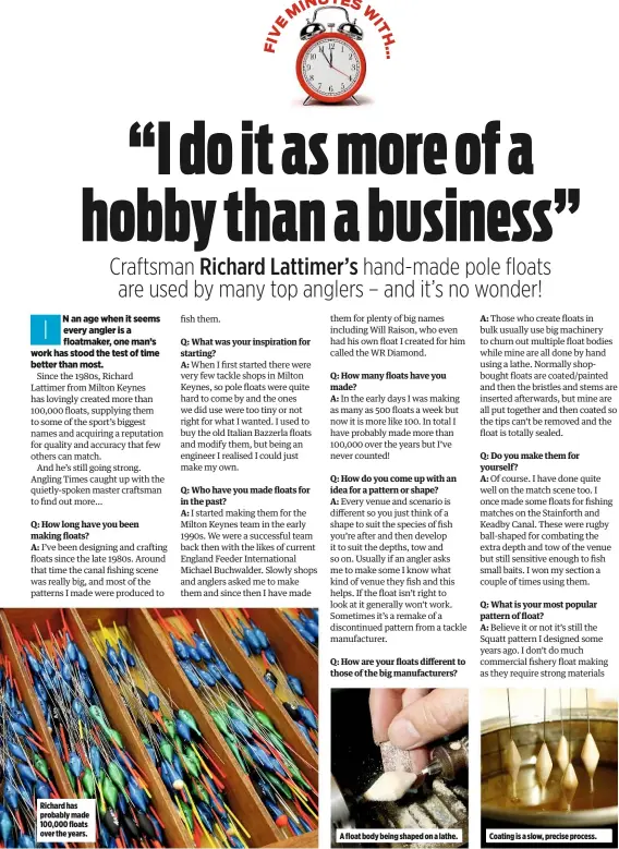 Legendary float maker Richard Lattimer reveals his secrets - PressReader