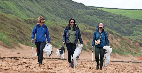 Innovative beach clean idea brings more people to help keep area tidy - PressReader