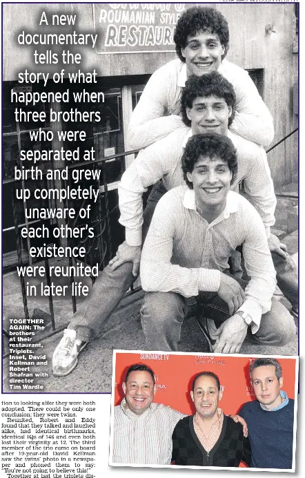 DARK SECRET THAT KEPT TRIPLETS APART - PressReader