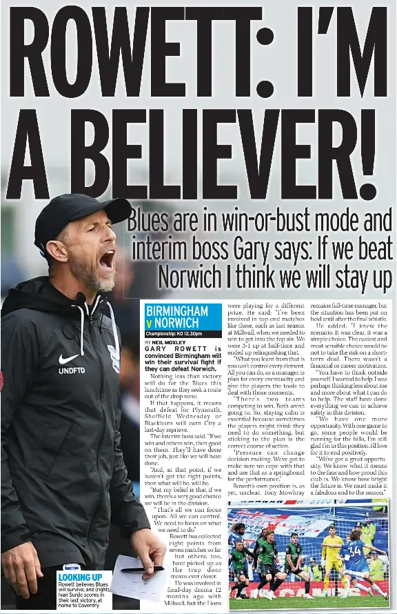 ROWETT: I’M A BELIEVER! - PressReader