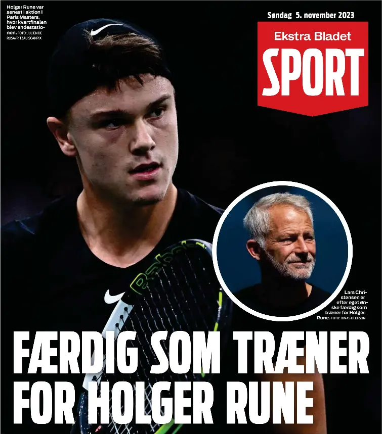 FÆRDIG SOM TRÆNER FOR HOLGER RUNE - PressReader