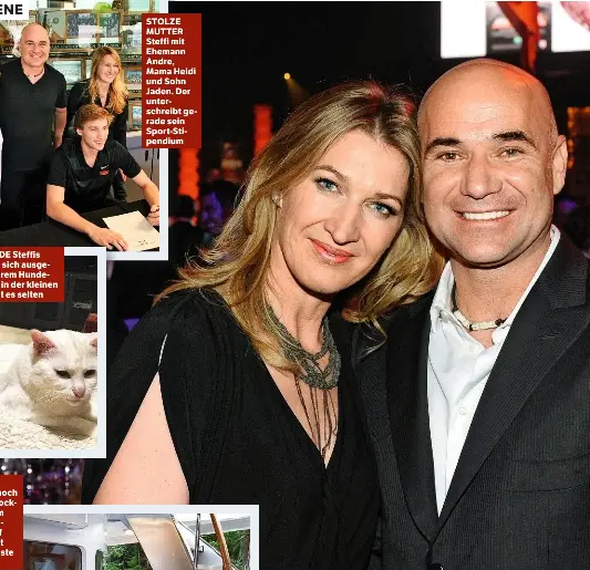 Steffi Graf: So lebt sie mit ihren Hunden, Katzen und Kindern in Las ...