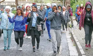 Deaf, hearing people band together for a silent walk - PressReader