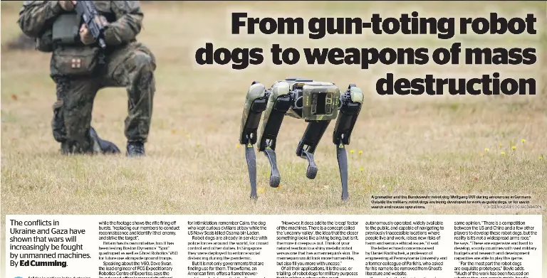 From gun-toting robot dogs to weapons of mass destructio­n - PressReader