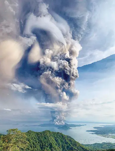 Taal Volcano erupts - PressReader