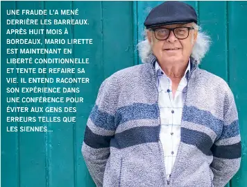 LA LIBERTÉ FRAGILE DE MARIO LIRETTE - PressReader