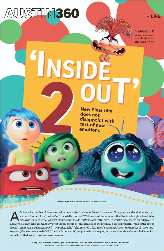 ‘Inside Out 2’ does not disappoint with new emotions - PressReader
