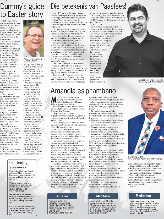 Dummy’s guide to Easter story - PressReader