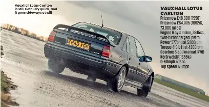 VAUXHALL LOTUS CARLTON - PressReader