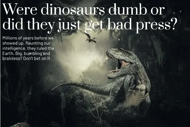 Were dinosaurs dumb or did they just get bad press? - PressReader