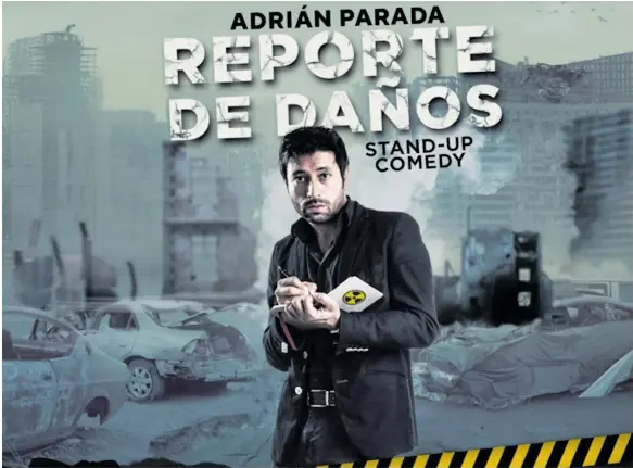 Adrián Parada sacó las ideas de su libreta para hacerlo reír con Reporte de Daños - PressReader