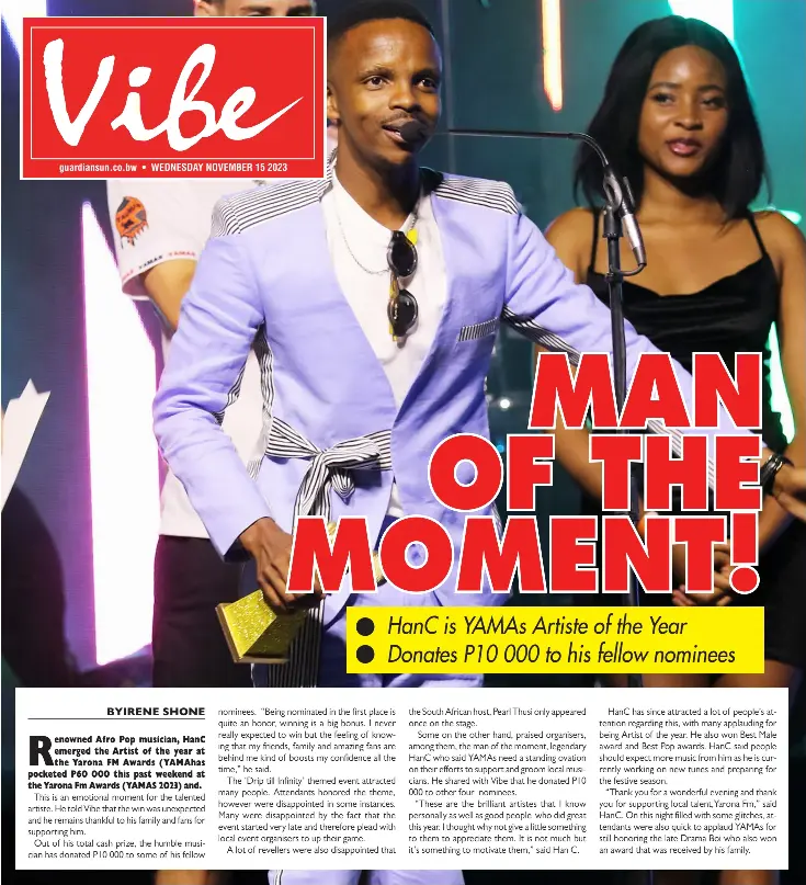 MAN OF THE MOMENT! - PressReader