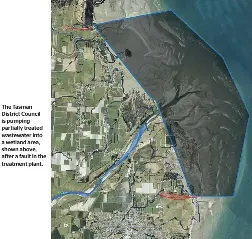Partially treated wastewater to be pumped into wetland area in Motueka ...
