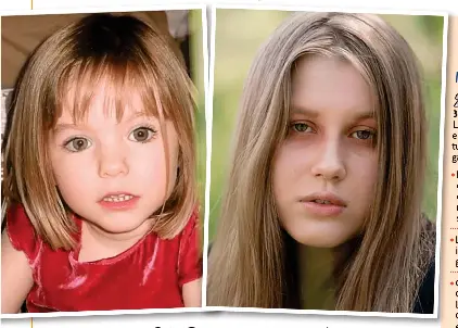 ¿SIGUE VIVA MADELEINE MCCANN? - PressReader