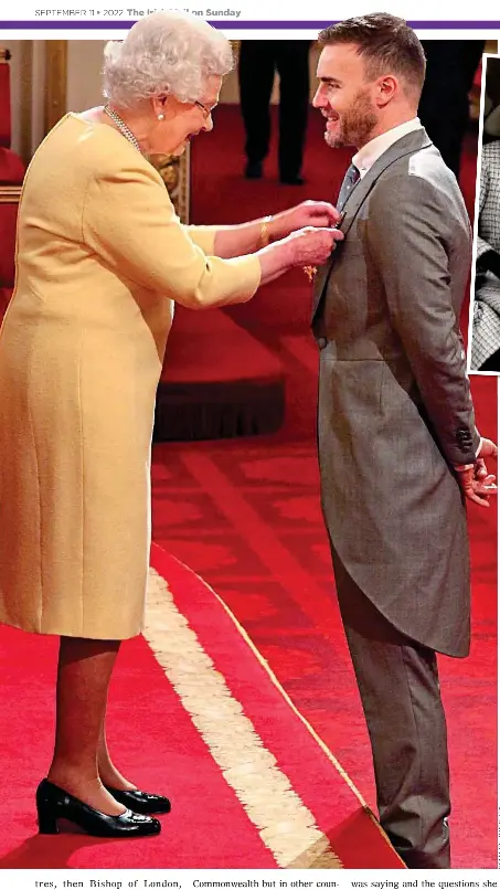 She loved Gary Barlow ...and always took great delight in spotting the historical howlers in ...