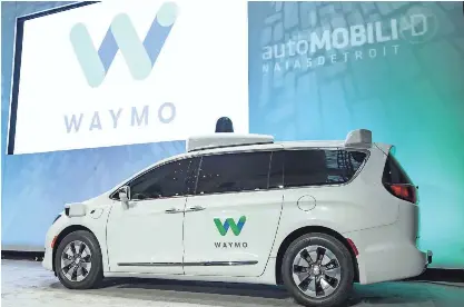 WAYMO: Hundreds of volunteers will test 600 FCA Pacificas - PressReader