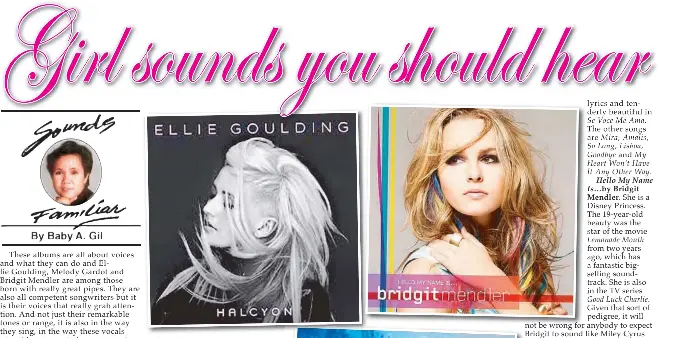 Girl sounds you should hear - PressReader