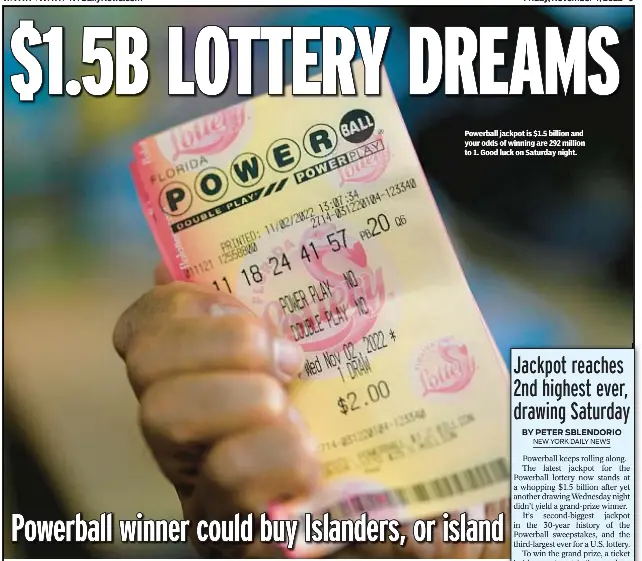 $1.5B LOTTERY DREAMS - PressReader