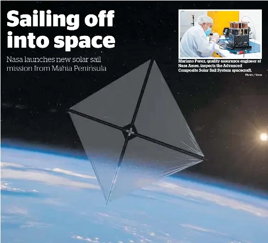 Sailing off into space - PressReader