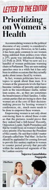 Prioritizi­ng on Women’s Health - PressReader