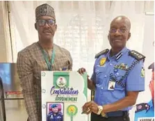 IG Expresses Commitment to Partner Drug Salvation Foundation on Appropriat­e Training for Police ...