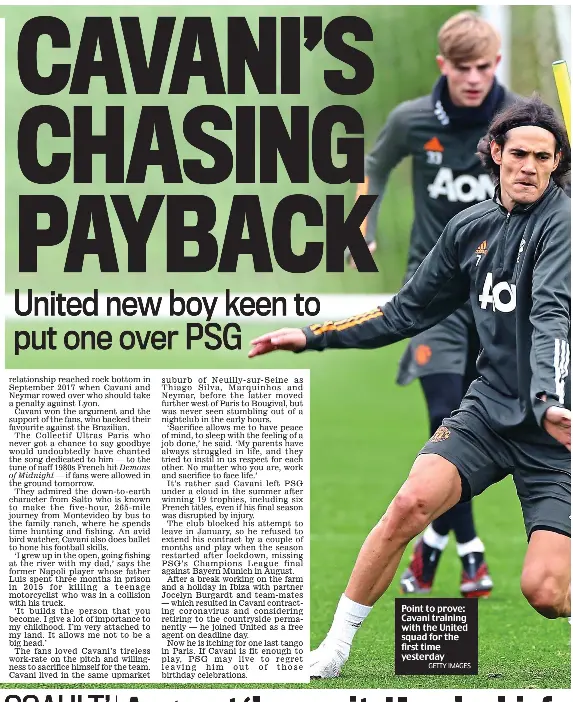 CAVANI’S CHASING PAYBACK - PressReader