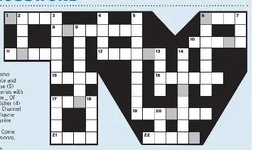 TV CROSSWORD - PressReader