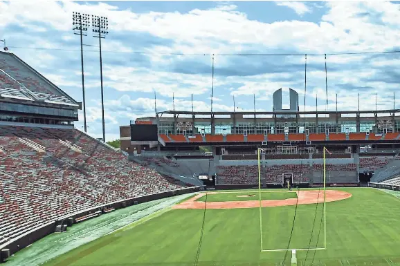 LET’S PLAY BALL! Clemson transforms Memorial Stadium for Savannah ...