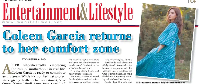 Coleen Garcia returns to her comfort zone - PressReader