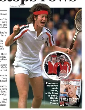 McEnroe: I’d be boring to watch now but win more as Hawk-Eye stops rows - PressReader