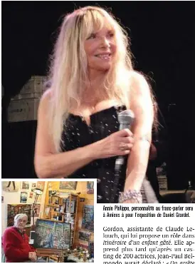 L’ex-fiancée de Cloclo vient soutenir son ami peintre - PressReader