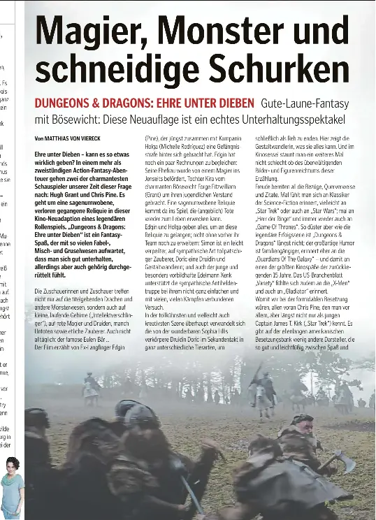 Magier, Monster und schneidige Schurken - PressReader