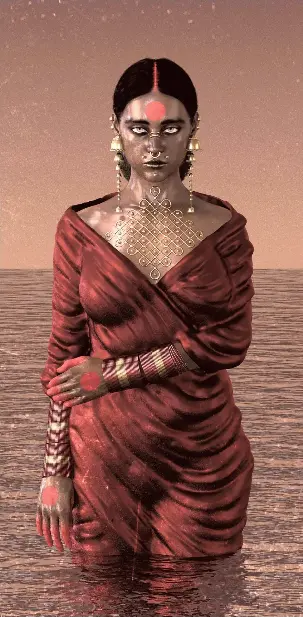 Digital artist Samyukta Madhu’s newest series, offers fresh perspectiv­es on South Asian beauty ...