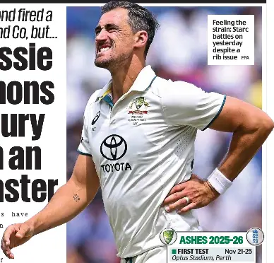 Ageing Aussie speed demons are one injury away from an Ashes disaster - PressReader