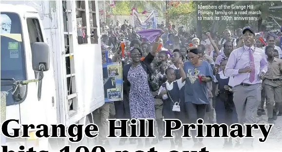 Grange Hill Primary hits 100 not out - PressReader