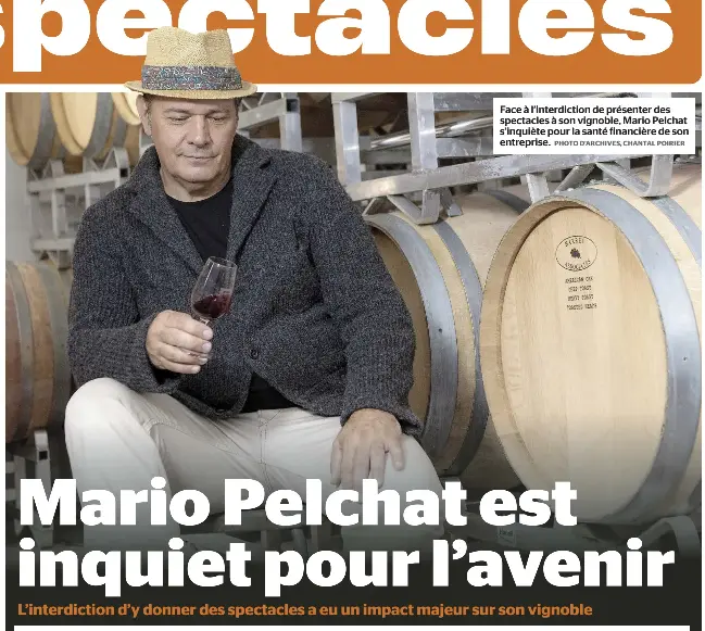 Mario Pelchat est inquiet pour l’avenir - PressReader