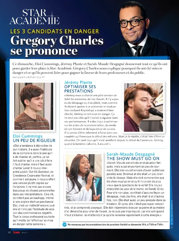 Gregory Charles se prononce - PressReader