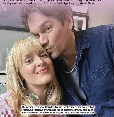 Cotton breaks silence on her split from Jesse Wood - PressReader