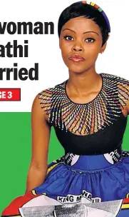 The woman Nathi married - PressReader