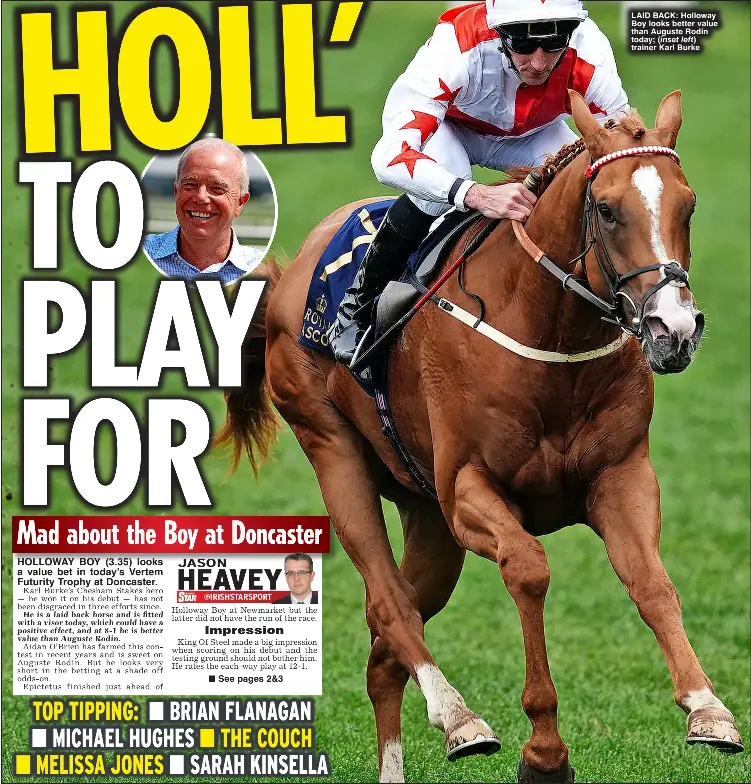 HOLL’ TO PLAY FOR MAD ABOUT THE BOY AT DONCASTER - PressReader