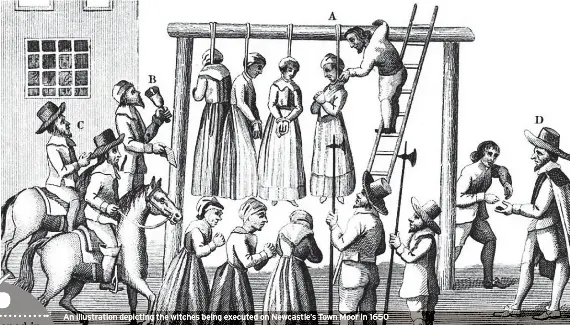 Witch paranoia swept county and saw 16 women executed in the city - PressReader